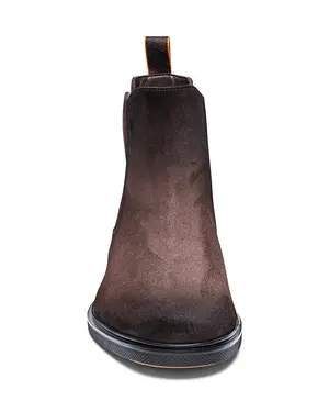 Santoni Chelsea Boots - Dark Brown