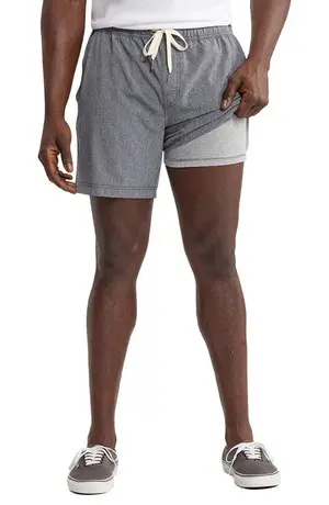 FAIR HARBOR One Water Repellent Hybrid Shorts - Grey