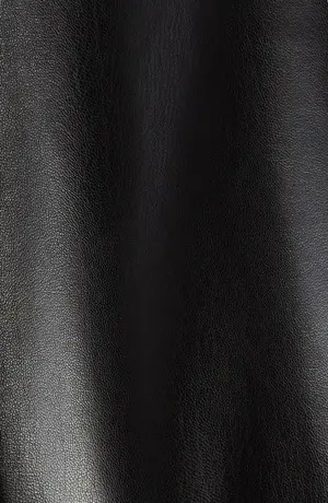 Cinq À Sept Holly Ruffle Faux Leather Jacket - Black
