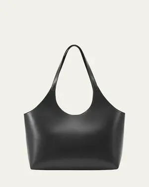 AESTHER EKME Cabas Smooth Calfskin Tote Bag - Black