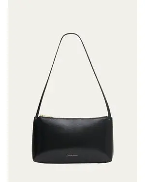 MANSUR GAVRIEL Gaia Leather Shoulder Bag - Black/flam