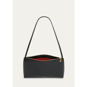 MANSUR GAVRIEL Gaia Leather Shoulder Bag - Black/flam