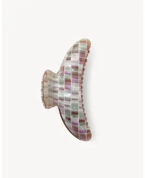 MACHETE Jumbo Heirloom Claw Clip - Brown Shell Checker
