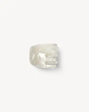 MACHETE Mini Claw Clip - White Shell