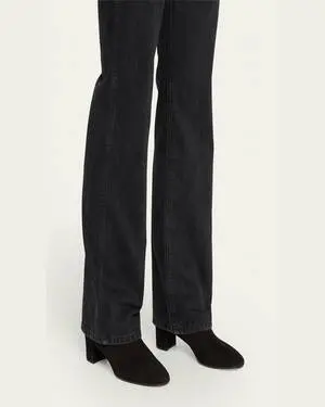 Santoni Suede Ankle Booties