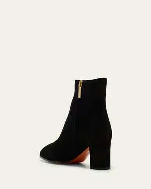 Santoni Suede Ankle Booties