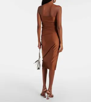 Sportmax Bilma Strapless Midi Dress