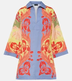 Etro Printed Cotton-blend Shirt - Multicoloured