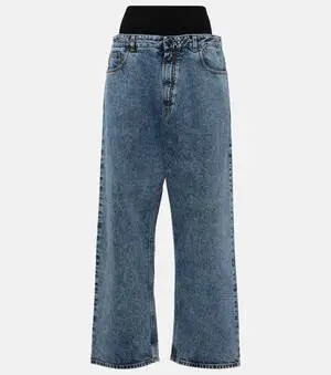 Alaïa Knit Band Straight Jeans