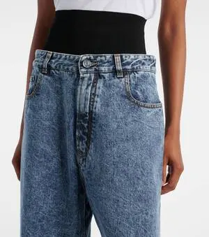 Alaïa Knit Band Straight Jeans