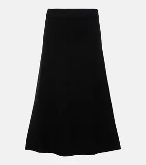 Jil Sander Black Wash Skirts