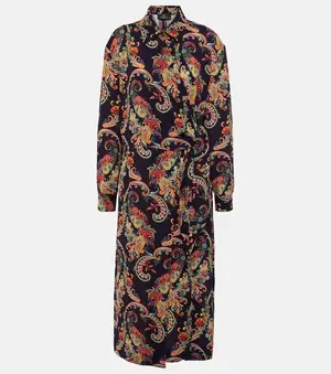 Etro Paisley Print Shirt Dress