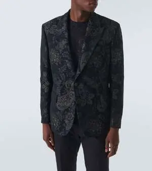Etro Jacquard Velvet Blazer