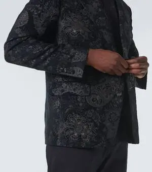 Etro Jacquard Velvet Blazer