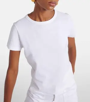 Khaite Samson Cotton Jersey T-shirt - White