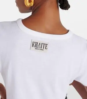 Khaite Samson Cotton Jersey T-shirt - White