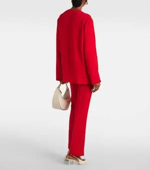 Valentino Garavani Vgold Cady Couture Top - Red