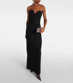 Magda Butrym Draped Bustier Gown