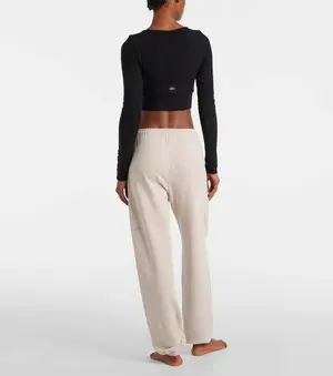 Alo Yoga Relaxed Fit Cotton Blend Sweatpants