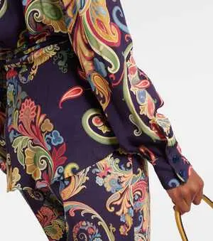Etro Printed Wrap Top