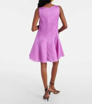 Khaite Mags Mini Dress - Purple