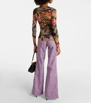 Etro Floral Print Top - Multicoloured