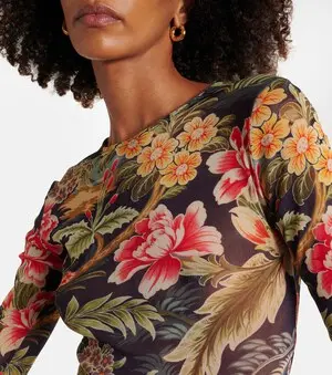Etro Floral Print Top - Multicoloured
