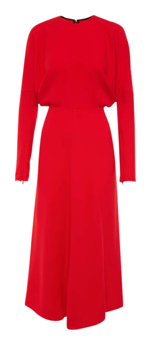 VICTORIA BECKHAM Dolman Sleeve Midi Dress