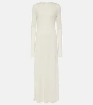 TOTEME Jersey Maxi Dress - White