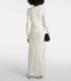 TOTEME Jersey Maxi Dress - White