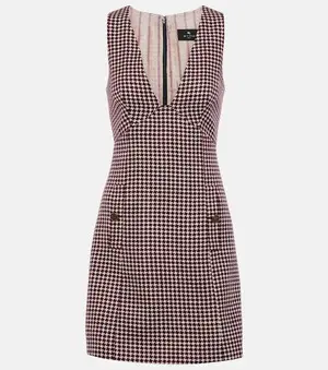 Etro Checked Minidress