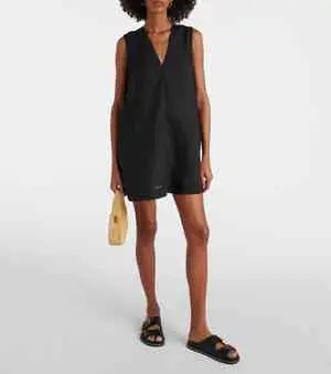 Asceno Derya Linen Minidress