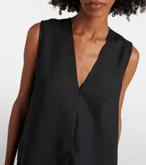 Asceno Derya Linen Minidress