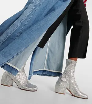 Dries Van Noten Embellished Ankle Boots