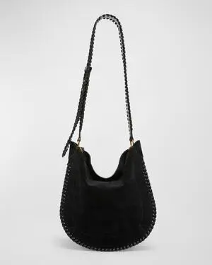 Isabel Marant Isabel Marant Oskan Suede Crossbody Bag - Black