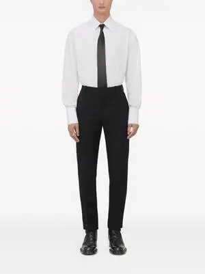 Alexander McQueen Tailored Cigarette Trousers - Black