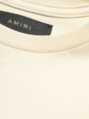 Amiri Embroidered Logo Crop Top