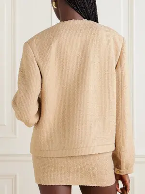 BLAZÉ MILANO Gliss Wool-blend Bouclé-tweed Jacket - Neutrals