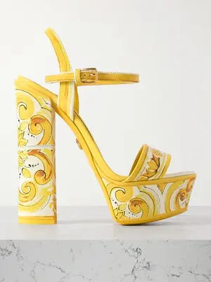 Dolce & Gabbana Printed Sandals For Women