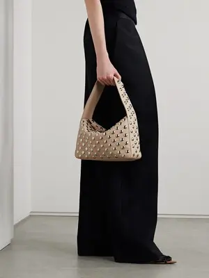 Khaite Elena Large Studded Shoulder Bag