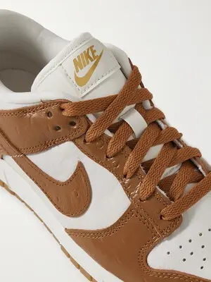 Nike Dunk Low Lx Nbhd Leather Sneakers - Brown