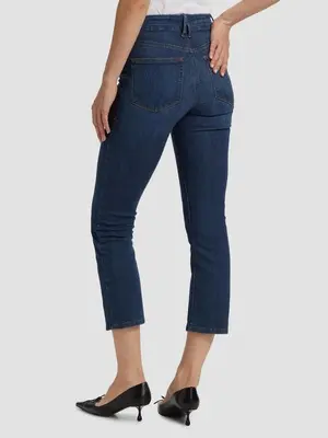 Good American Good Legs Flared Crop Jeans