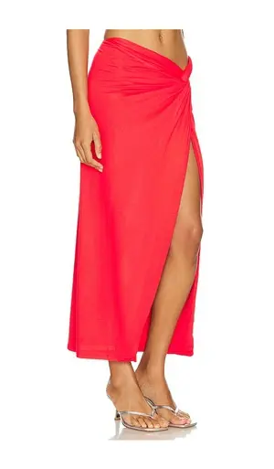 AFRM Lorli Skirt In Red