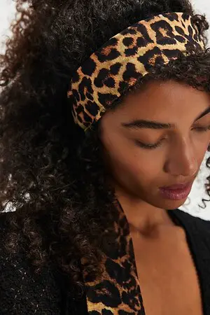 Free People Free People Road Trip Headband Cheetah