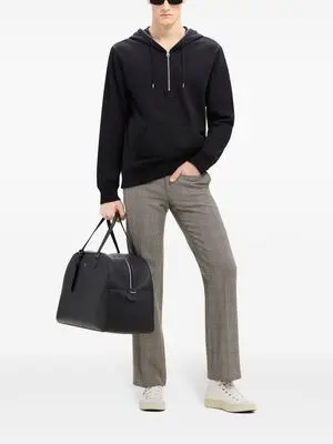 COURREGES Zipped Fleece Hoodie