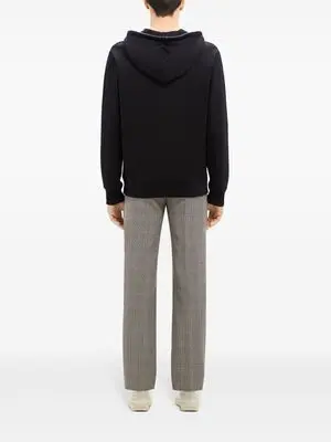 COURREGES Zipped Fleece Hoodie