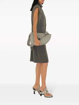 Burberry Diamond-quilted Shoulder Bag - Grey