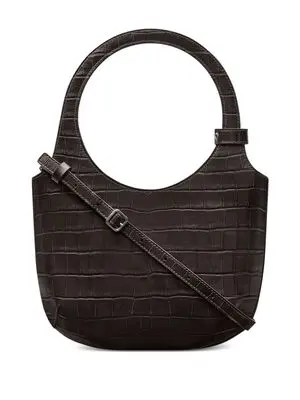 COURREGES Crocodile-effect Tote Bag