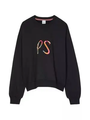 Paul Smith Spray Swirl Organic Cotton Sweatshirt - Black