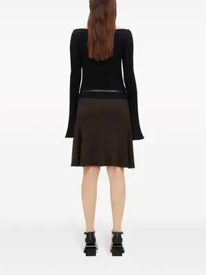 COURREGES Ellipse Mini Skirt - Brown